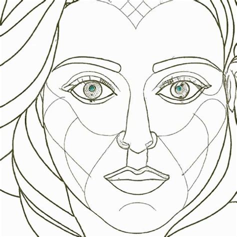 40 Desenhos De Rosto Feminino Para Imprimir E Colorirpintar