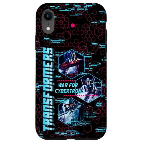 Case For Iphone Xr Transformers War For Cybertron Hexagon Glitch