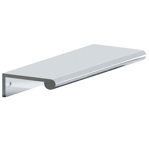 Edge Pulls Collection 5 Centers Edge Pull With Fully Rounded Lip In Polished Chrome By