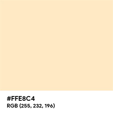 High Gloss Color Hex Code Is Ffe8c4