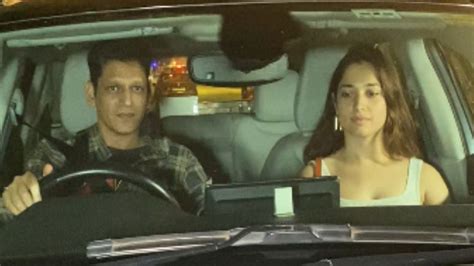 Watch Rumoured Couple Tamannaah Bhatia Vijay Varma Enjoy Cosy Dinner