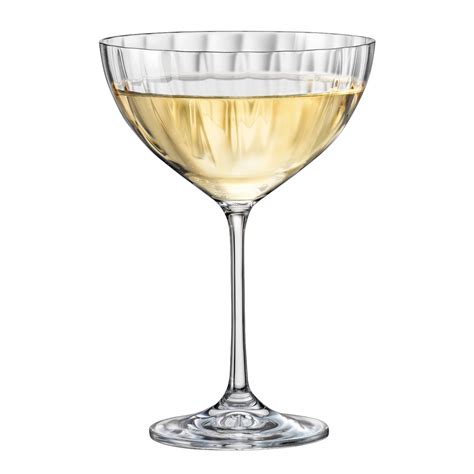 Bohemia Crystal Waterfall Cocktail 340ml 6pc set - Bohemia Crystal