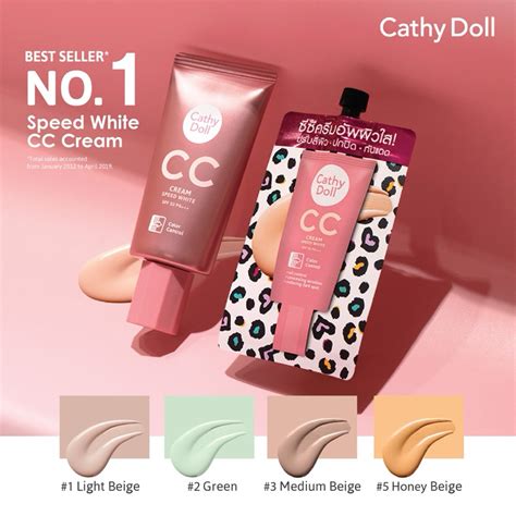 Jual CATHY DOLL SPEED WHITE CC CREAM SPF50 PA Shopee Indonesia