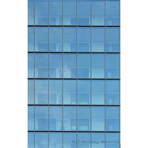 Customized Glass Facade Buildings Panels Exterior Wall Cladding Heat