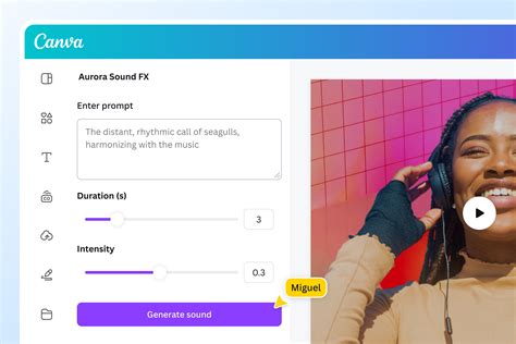 AI sound effect generator: Create custom SFX with AI | Canva