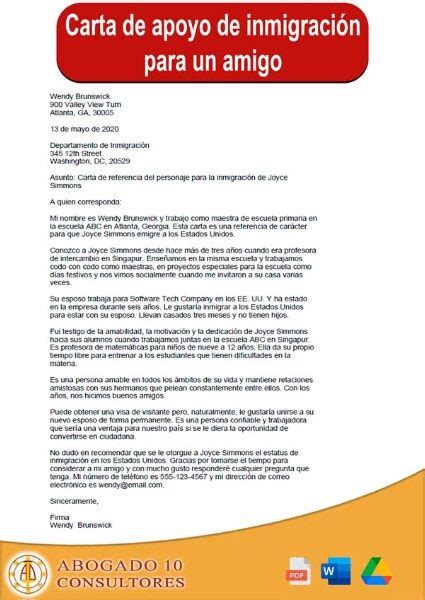 La Carta De Inmigración Para Un Amigo Un Puente Hacia Una Nueva Vida