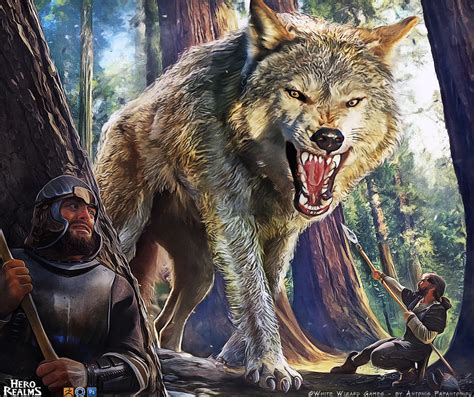 Art Of Antonis Papantoniou Dire Wolf