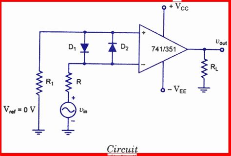Skema Rangkaian Amplifier Zero Crossing Detektor