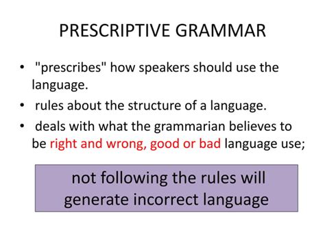 Prescriptive Vs Descriptive Pptx