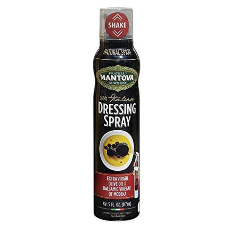 Mantova Spray Salad Dressing Extra Virgin Olive Oil And Balsamic