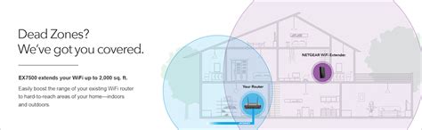 NETGEAR WiFi Mesh Range Extender EX Coverage Up To Sq Ft And Devices With AC