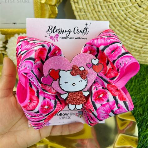 Hello Kitty Bows Etsy