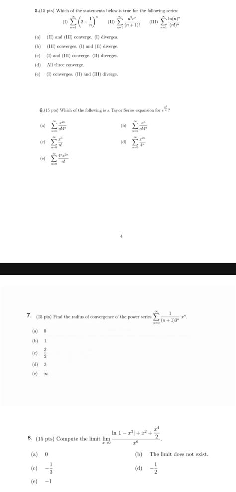 solved 5 15 ﻿pts ﻿which of the statements below is true