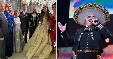 Vicente Fernández Estuvo ‘presente En La Boda De Vicente Jr Y Mariana