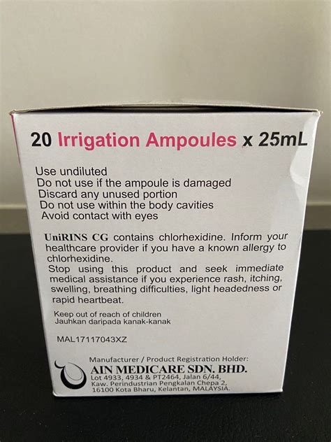Irrigation Solution Health And Nutrition Assistive And Rehabilatory Aids