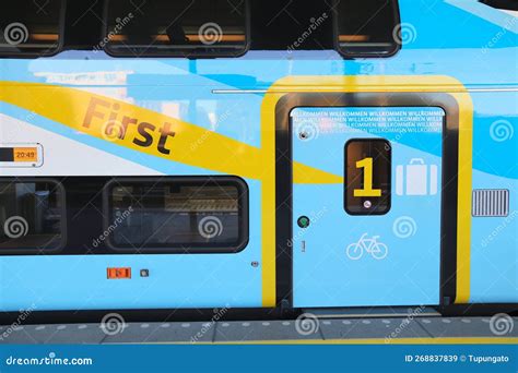 First Class Train In Salzburg Austria Editorial Stock Image Image Of