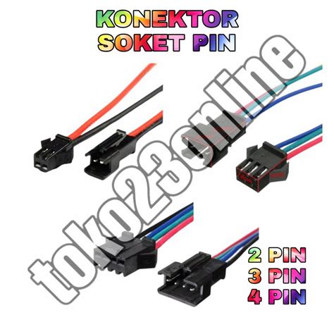 Jual Konektor Pin Male Female Socket Pin Premium Soket Pin