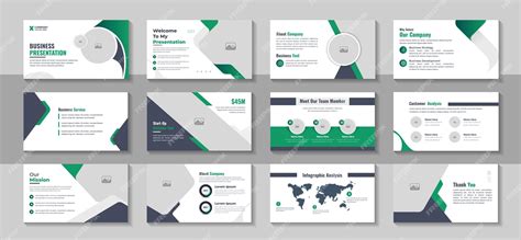 Premium Vector Business Presentation Powerpoint Slides Design