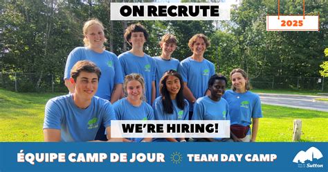 Offre D Emploi Animateurtrice De Camp De Jour Ville De Sutton