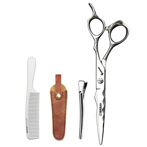 Japan 440c Steel Hairdressing Scissors 6 Inch Hair Scissors Comb