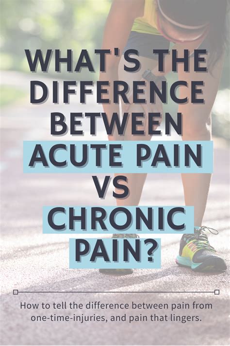 Acute Pain Vs Chronic Pain Know The Difference Artofit