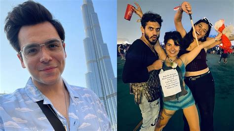 Raj Anadkat Misses Dubai Nidhi Bhanushali Says Lit My Love