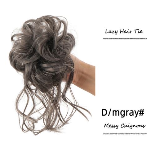 Hair Scrunchie Wig For Women Natural Look Wig Hair Bun Chignon Hairpieces Female Bridal Hair