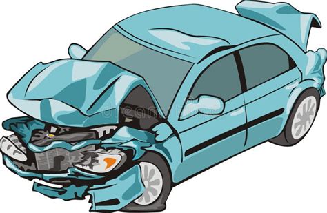Front And Rear Crash Car Stock Vector Illustration Of Accident 13139802