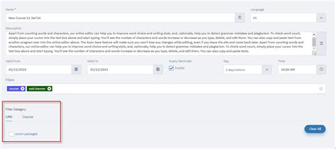 How To Add Delete Filters From Filter Management And Filter Category