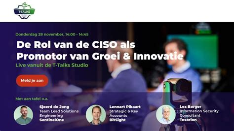 Cybersecurity Ciso Techtalk Tesorion