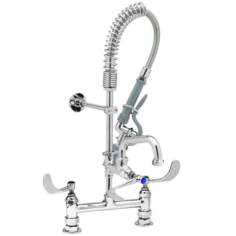 T S MPY 8DLN 08 EasyInstall Deck Mounted 24 1 2 High Mini Pre Rinse