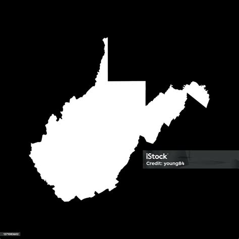 Map Of West Virginia Stock Illustration Download Image Now Abstract