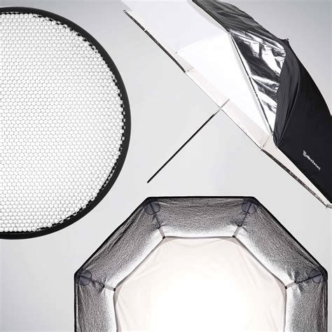 Elinchrom Light Shapers Umbrellas Softboxes Rotalux Reﬂectors