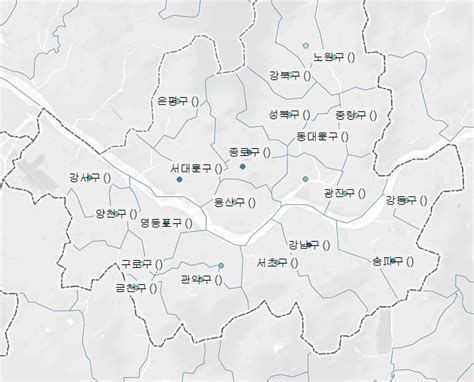 태블로 지도 시각화점 면적