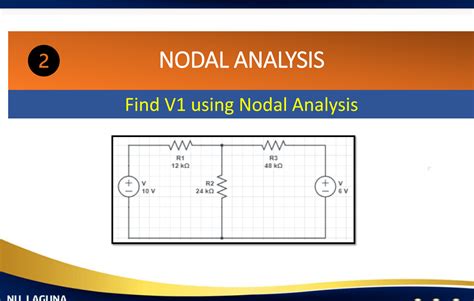 Solved 2nodal Analysisfind V1 ﻿using Nodal Analysis