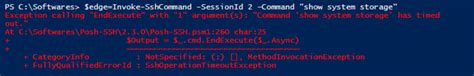 NSX Edges Failed To Open A Channel After Attemps Issue Darkoperator Posh SSH GitHub