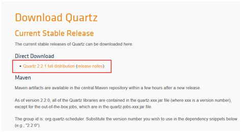 Quartz入门（一）下载及简单实例quartz Pci 9 Csdn博客