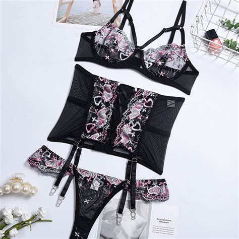 Sexy Lace Embroidered Hollow Underwear Tourtiwi