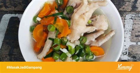 Resep Sop Ceker Sederhana Rumahan Di Yummy App