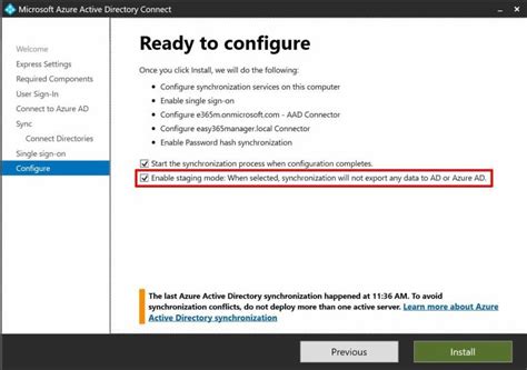 How To Upgrade Azure AD Connect Easy365Manager