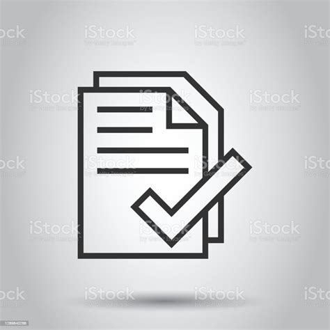 平面樣式的文檔清單圖示在白色隔離背景上報告向量圖紙片業務理念向量圖形及更多互聯網圖片 互聯網 信 文件 分析 Istock