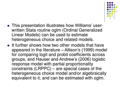PPT Estimating Heterogeneous Choice Models With Stata PowerPoint Presentation ID