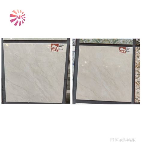 Jual Keramik Lantai Asia Tile Glossy Kilap Zigma Grey 40x40