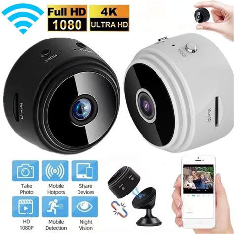 Jual Kamera Camera Mini Cctv Wifi Tersembunyi Pengintai Keamanan Tanpa Kabel Bisa Sambung Ke Hp