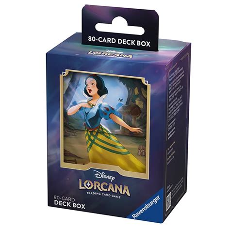Disney Lorcana Deck Box Snow White Ravensburger Deck Boxes Deck Boxes