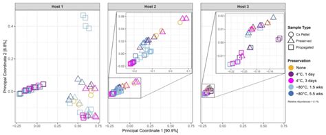 Principal Coordinate Analysis Pcoa Using Bray Curtis Distance