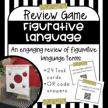 Figurative Language Review Game By Spaids In The Classroom TpT