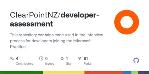 GitHub ClearPointNZ Developer Assessment This Repository Contains Code Used In The Interview