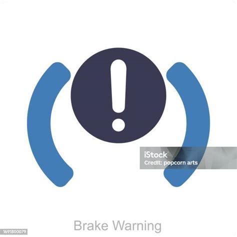 Brake Warning Stock Illustration Download Image Now Brake Pad
