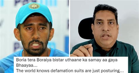 Boria Majumdar Accuses Wriddhiman Saha Of Tampering Chats But Fans Back